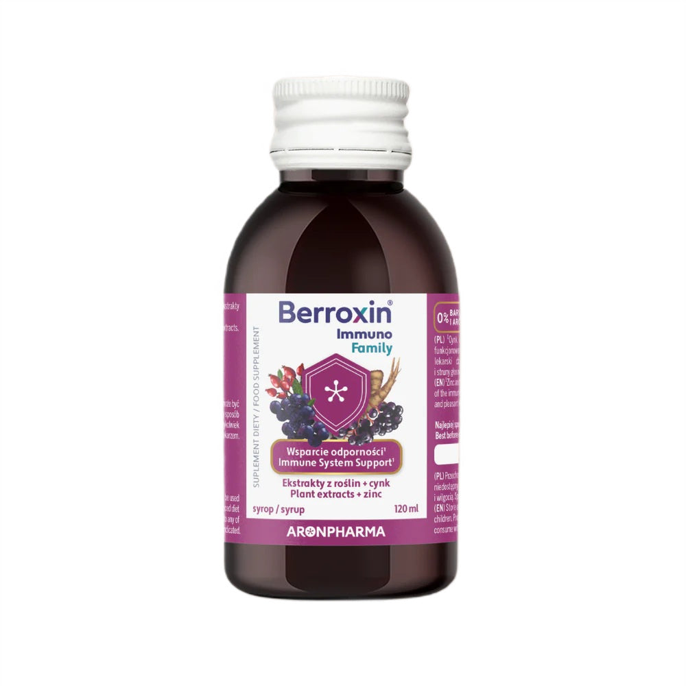 AronPharma Berroxin Immuno Family syrop z czarnego bzu i aronii ...
