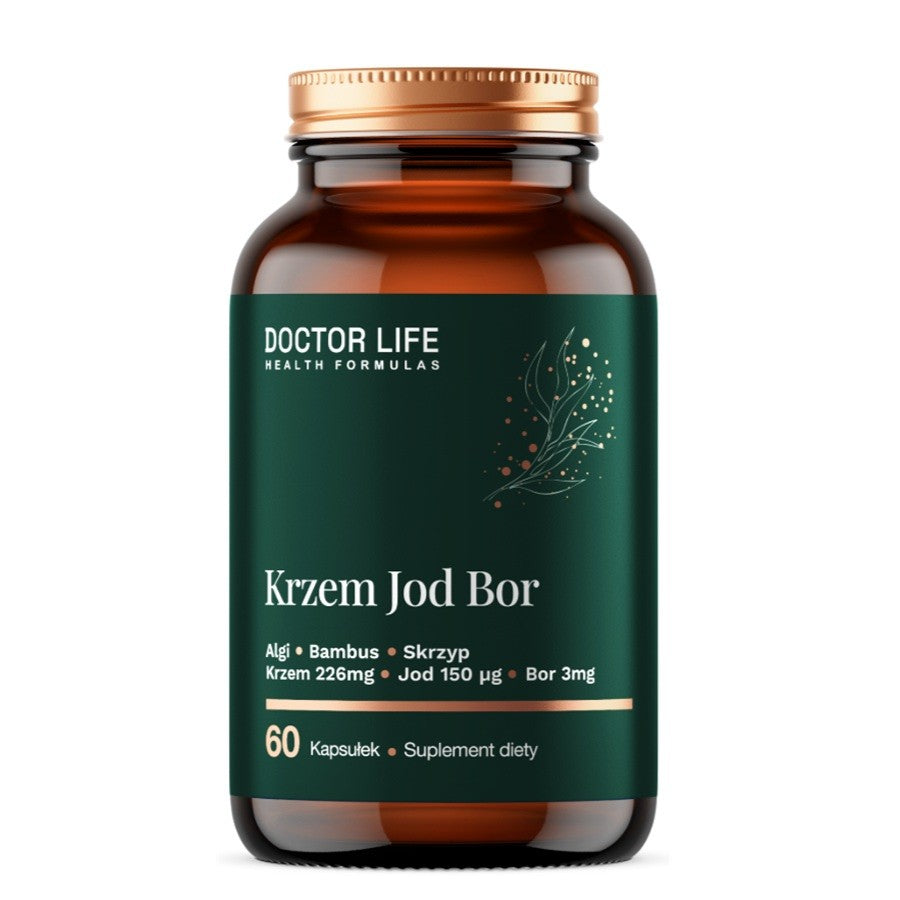 Doctor Life Krzem Jod Bor suplement diety 60 kapsułek – cena: 37,04 zł ...