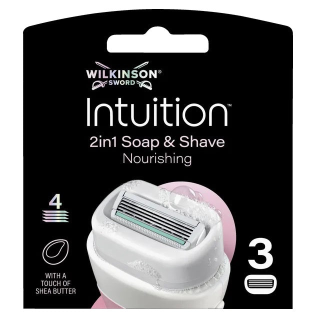 Wilkinson Intuition Nourishing wkłady z 4 ostrzami 3szt – cena: 40,00 ...