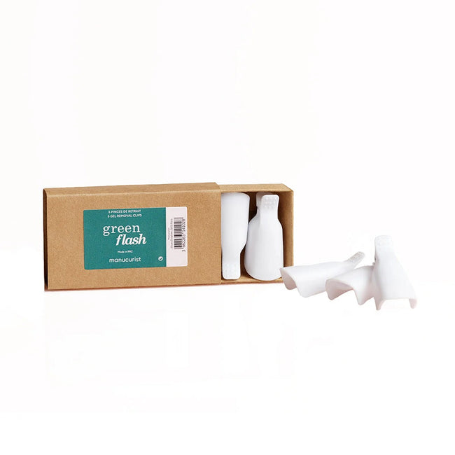 Manucurist Green Flash Removal Clips klipsy do usuwania lakierów 5szt ...